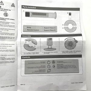 Lasko | Other | Lasko Original Oem Black 5 Button 48 Fan Remote Control ...